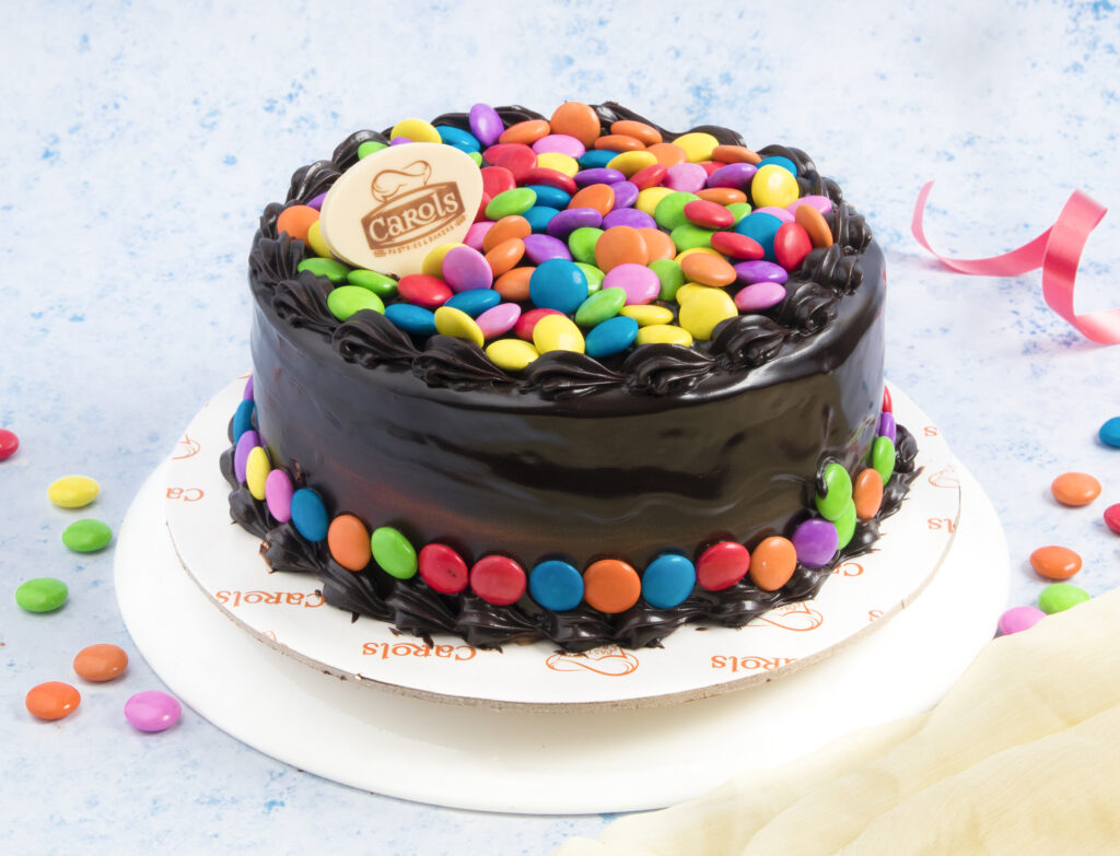 Chocolate Gems Cake - Carols Pastries and Bakers