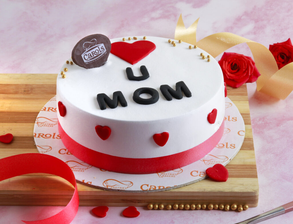 Love You Mom Butterscotch Cake - Carols Pastries and Bakers